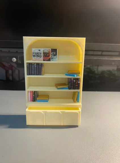 Mini Bookshelf by PrintedChaptersMakerWorld: Download Free 3D Models