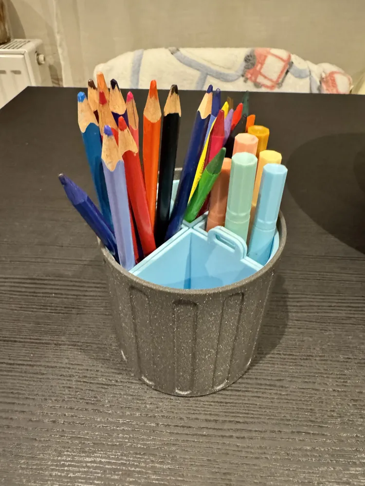 Modular Pencil & Desk Organizer - Free 3D Print Model - MakerWorld