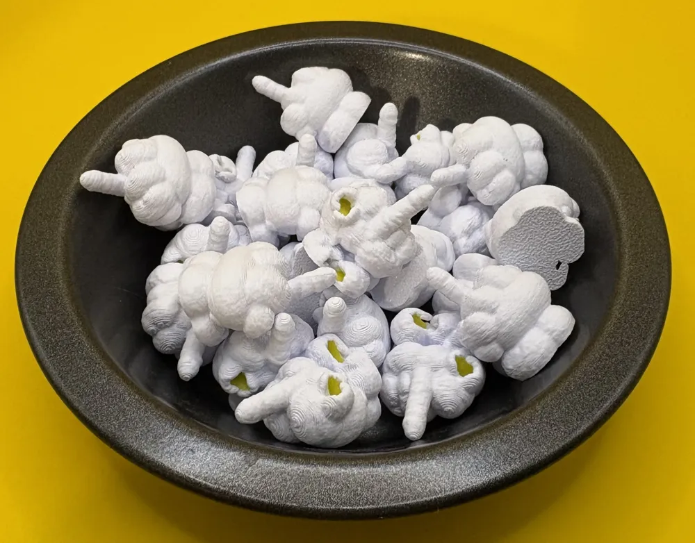 Finger Popcorn – Kostenloses 3D-Druckmodell – MakerWorld