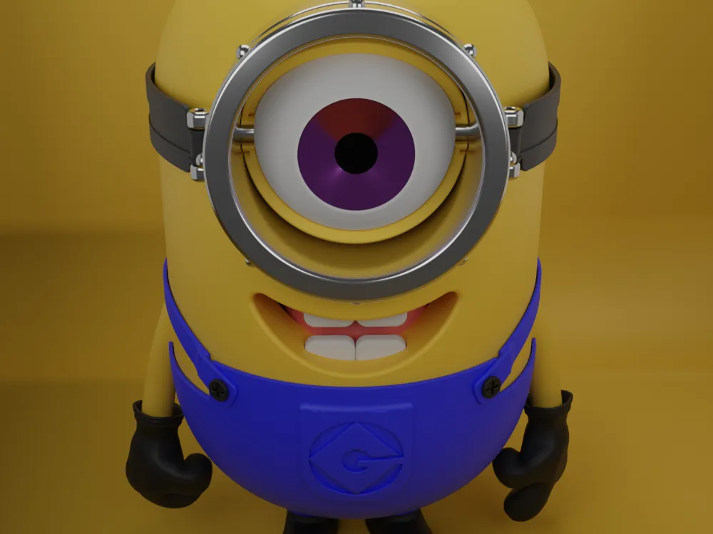 Minion Stuart - Free 3D Print Model - MakerWorld