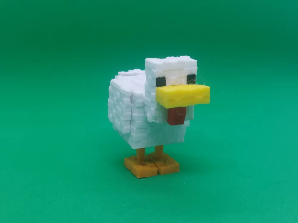 Minecraft Chicken Duck by coufi2002 MakerWorld: Download Free 3D Models