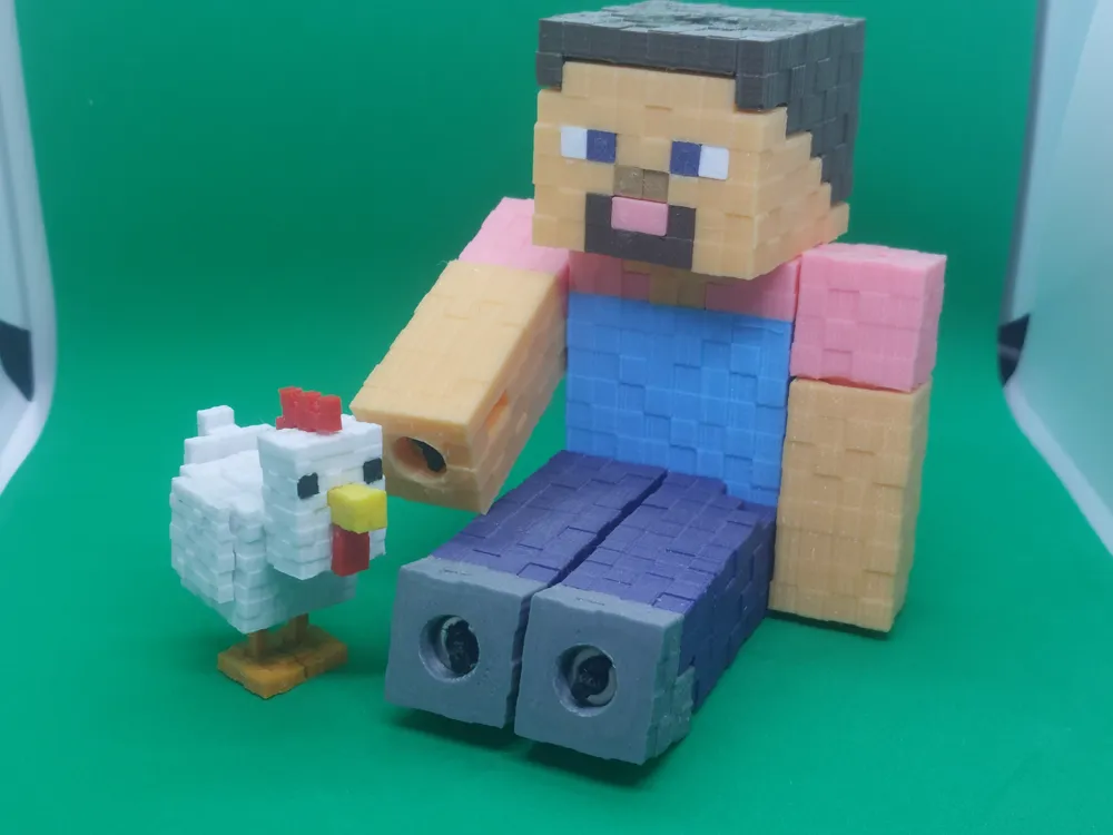 Minecraft Chicken Duck by coufi2002 MakerWorld: Download Free 3D Models
