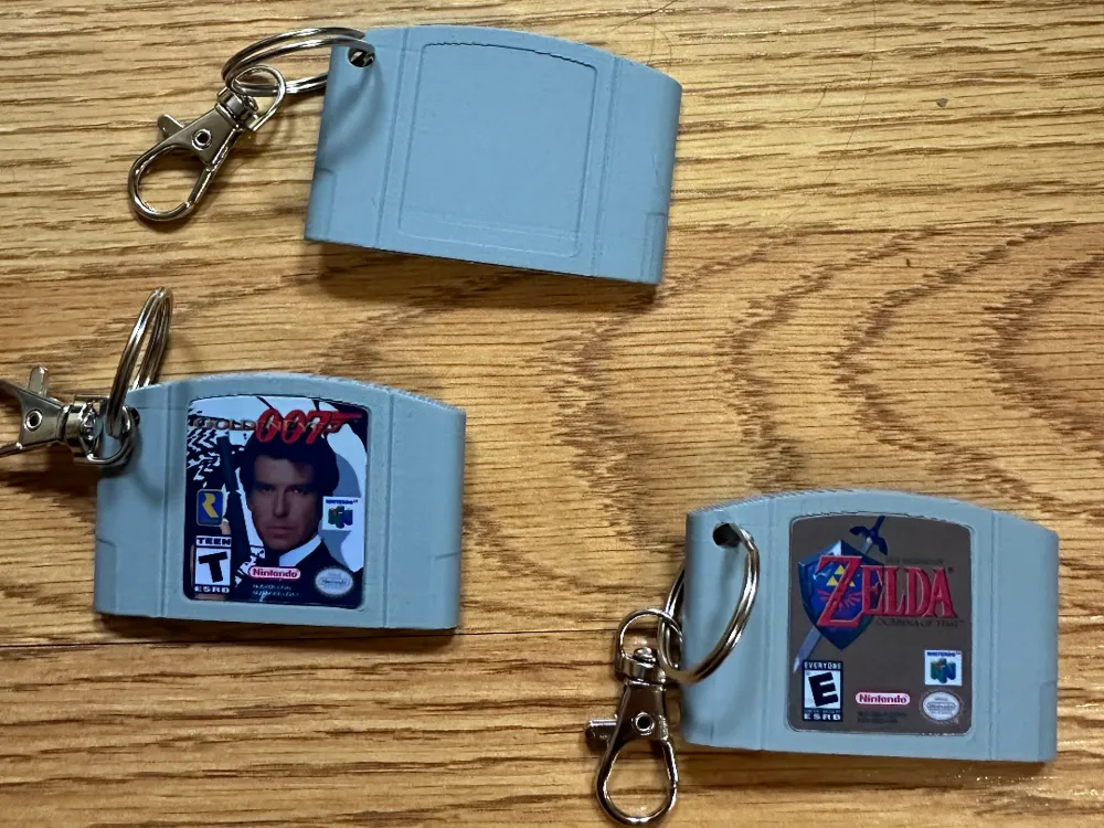 n64 Cartridge Keychain by A-Gang 3D Adventures - MakerWorld