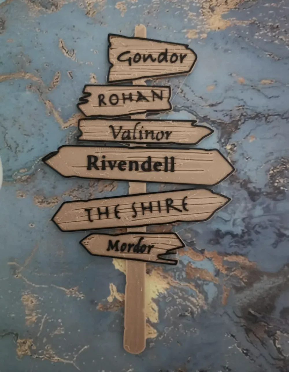 Lord of the Rings bookmark by TheWallArtGuy - MakerWorld