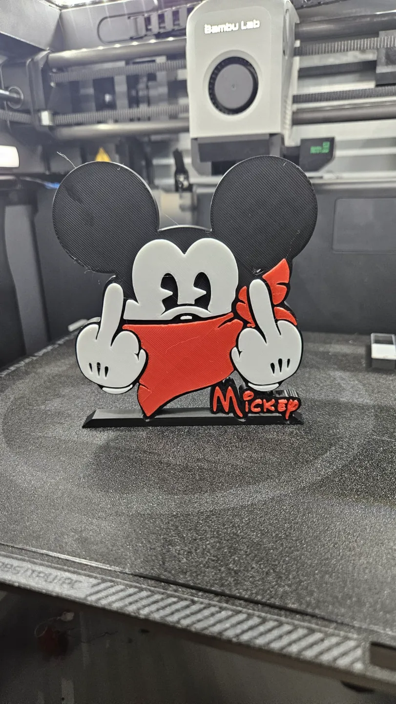 Mickey Mouse FU Table Stand by 5kyrunn3r - MakerWorld
