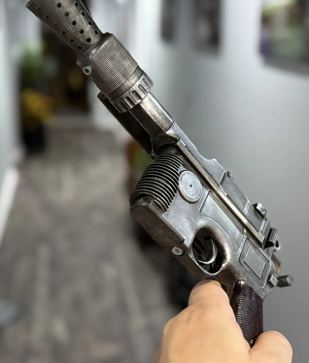 Solo Blaster (DL-44) "The Million Dollar Version" by AD3D MakerWorld: Download Free 3D Models