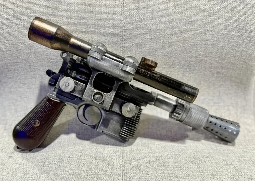 Solo Blaster (DL-44) "The Million Dollar Version" by AD3D MakerWorld: Download Free 3D Models