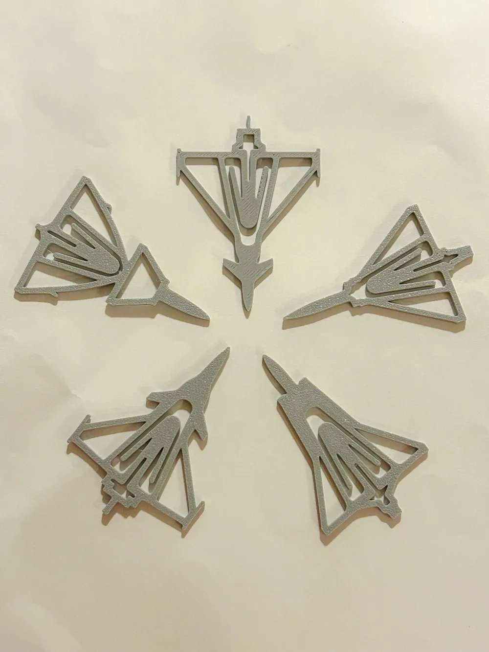 Jet Fighter Paper Clips - Set 3 - Euro Fighters by 3DEngineering ...