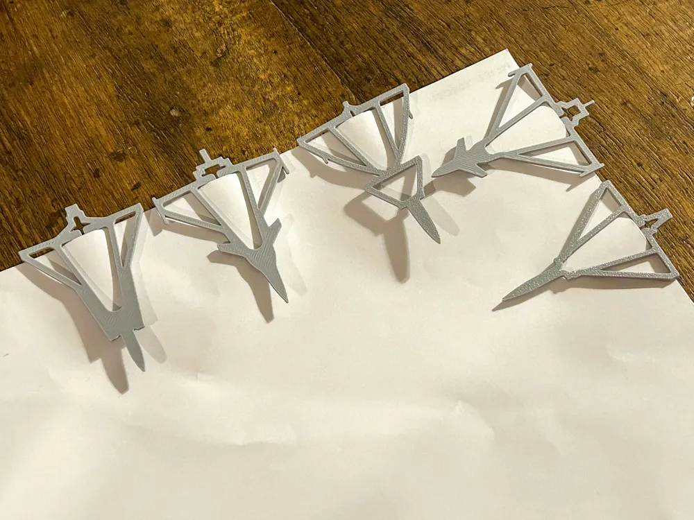 Jet Fighter Paper Clips - Set 3 - Euro Fighters by 3DEngineering ...