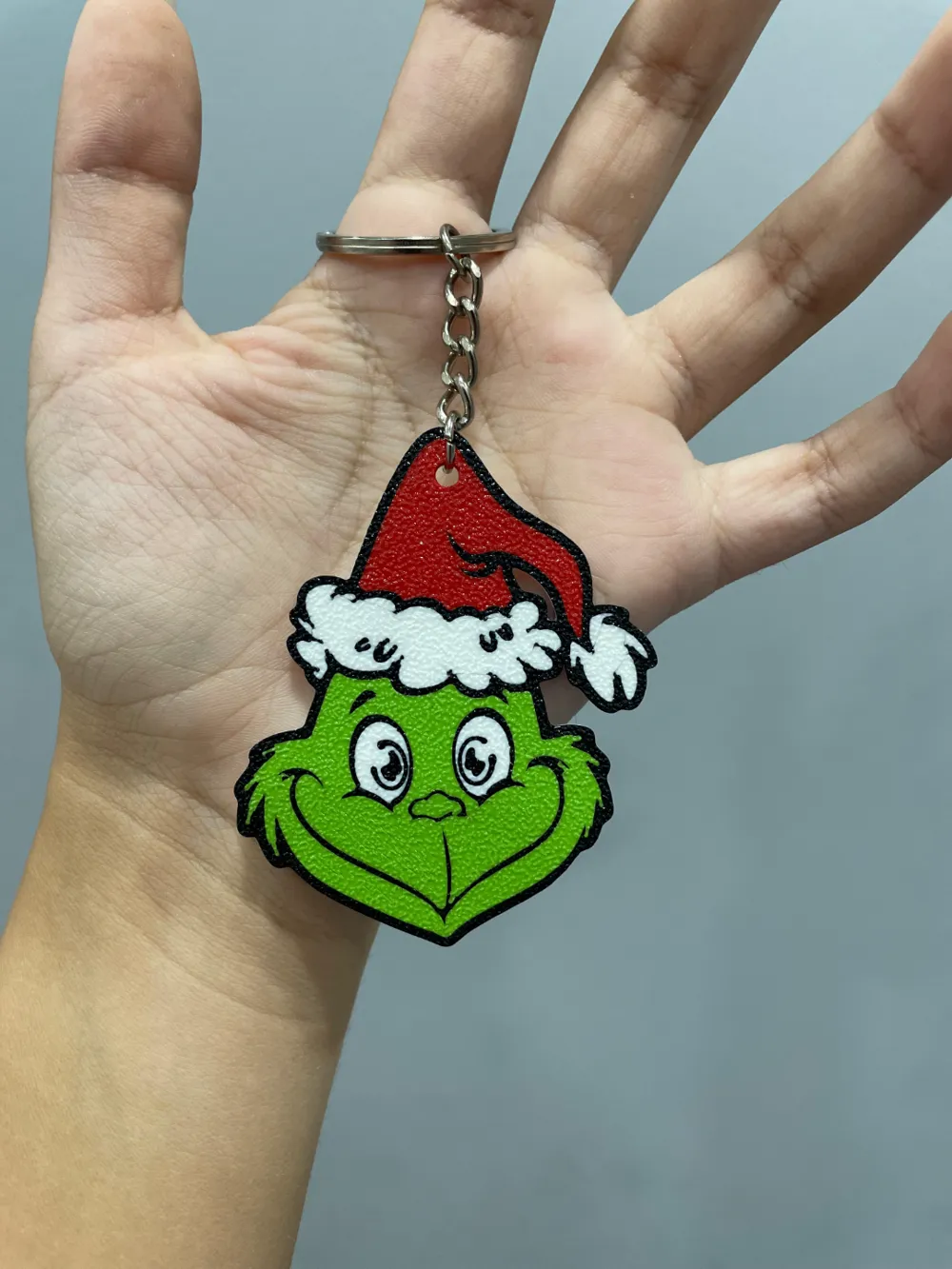 Keychain GRINCH - Free 3D Print Model - MakerWorld
