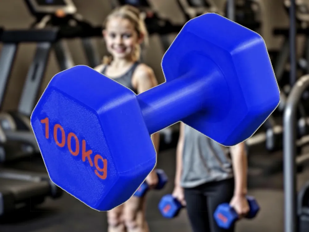 Kids Weights 100kg - Work Out With Your Kids! - Free 3D Print Model ...