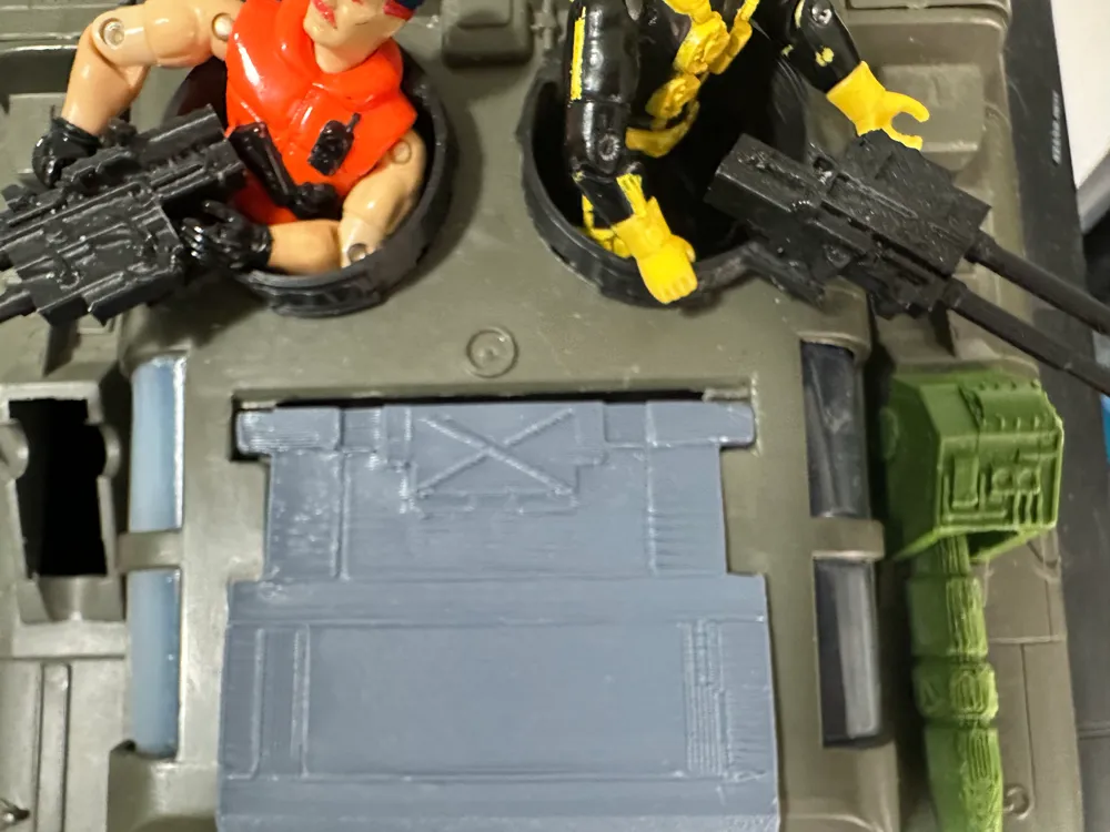 GI Joe Killer WHALE Hovercraft Top Hatch 1984 by Forrest MakerWorld ...