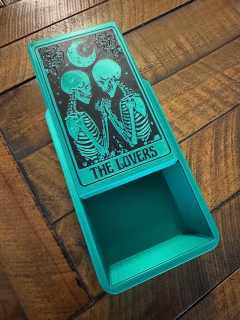 The Lovers Tarot Card Box - Free 3D Print Model - MakerWorld
