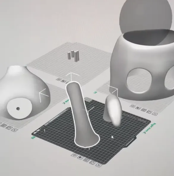 Hollow Knight Mask Split into parts for P1S, X1 A1 Remixed by Patrickitron MakerWorld: Download ...