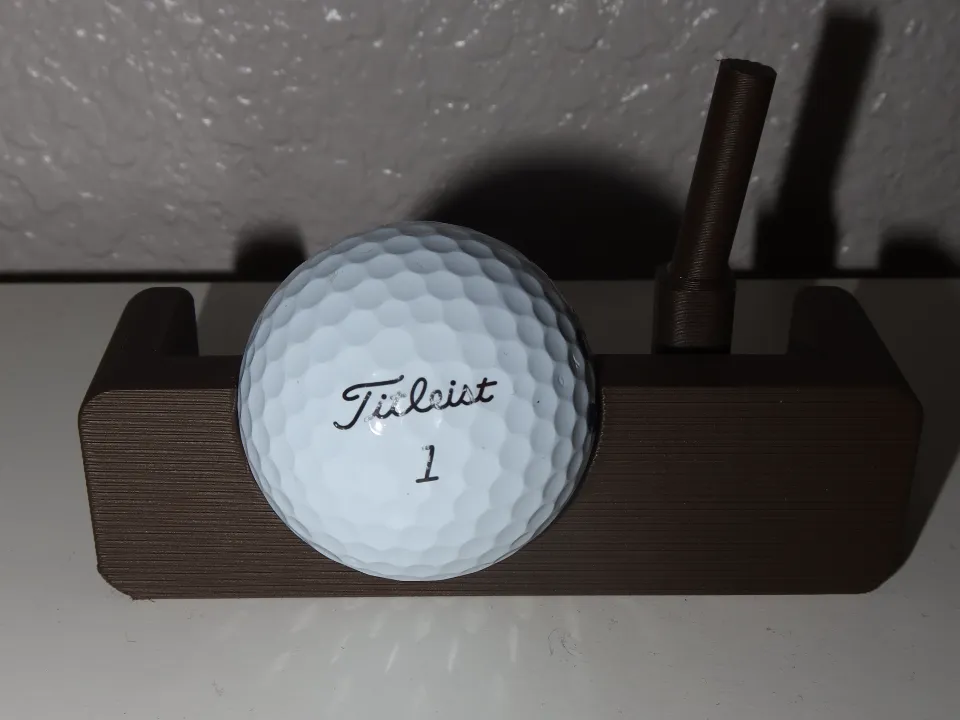 Golf Ball Putter Display Stand - Free 3D Print Model - MakerWorld