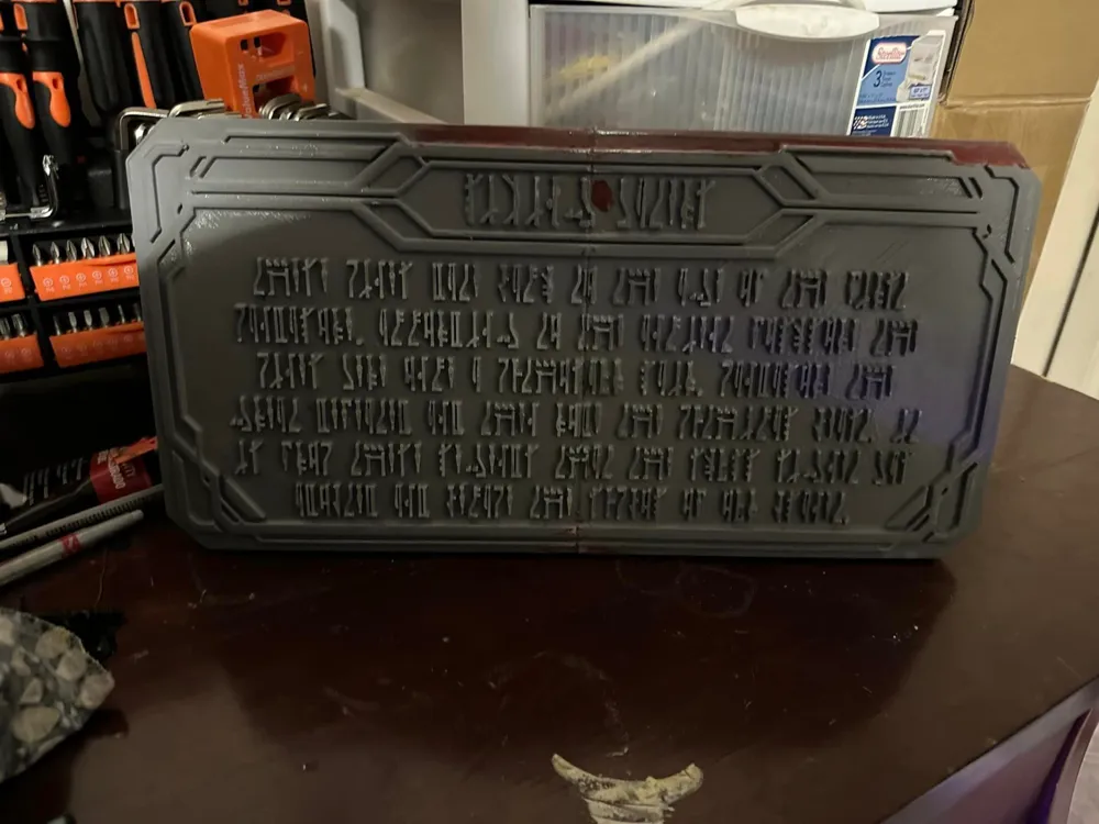 Star Wars Mandalorian Living Water Plaque by BlckStar - MakerWorld