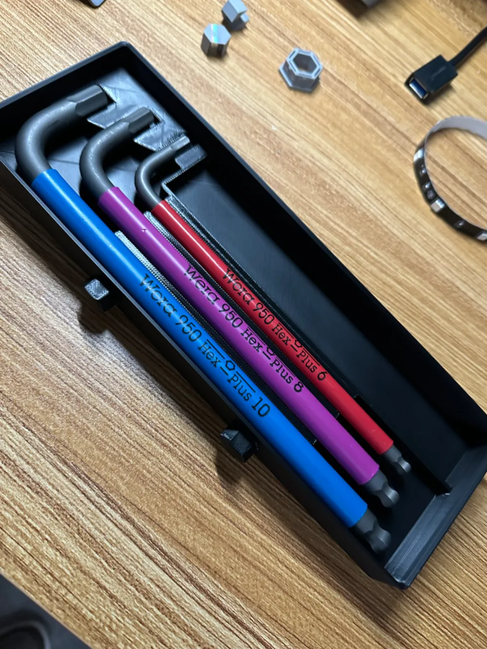 Gridfinity/HSW Wera Hex-Plus 950 Multicolor trays Remixed by JRoQ ...