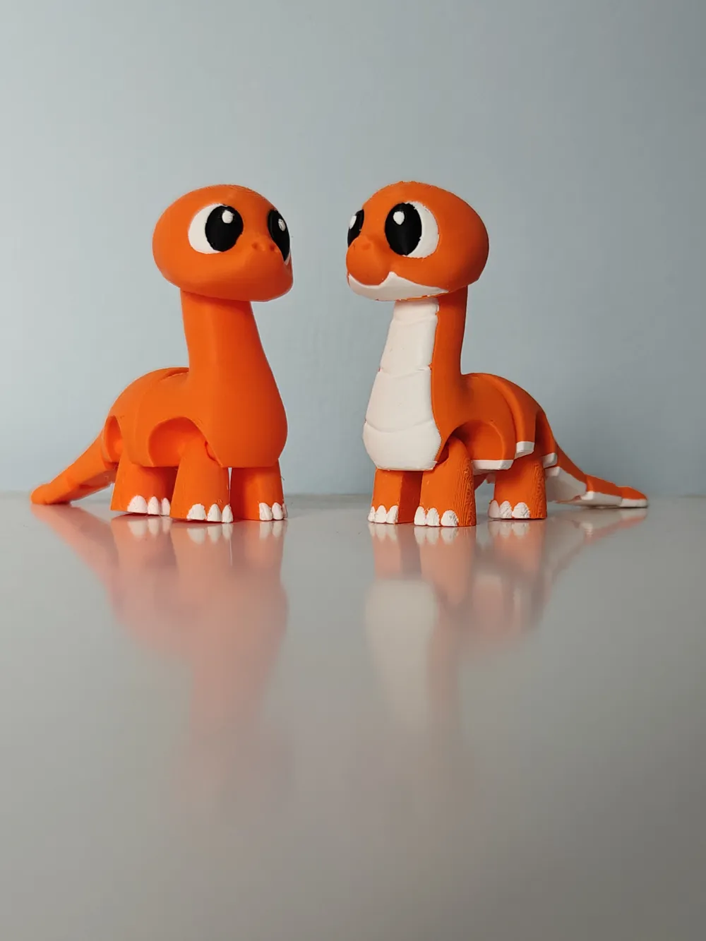 Cute Brontosaurus Dinosaur Flexi Dino Articulated - Free 3D Print Model ...