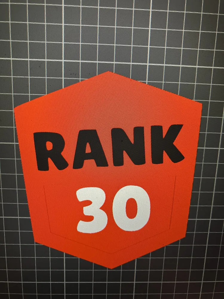 Rank 30 (Brawl Stars) by I ️3d printing MakerWorld: Download Free 3D Models