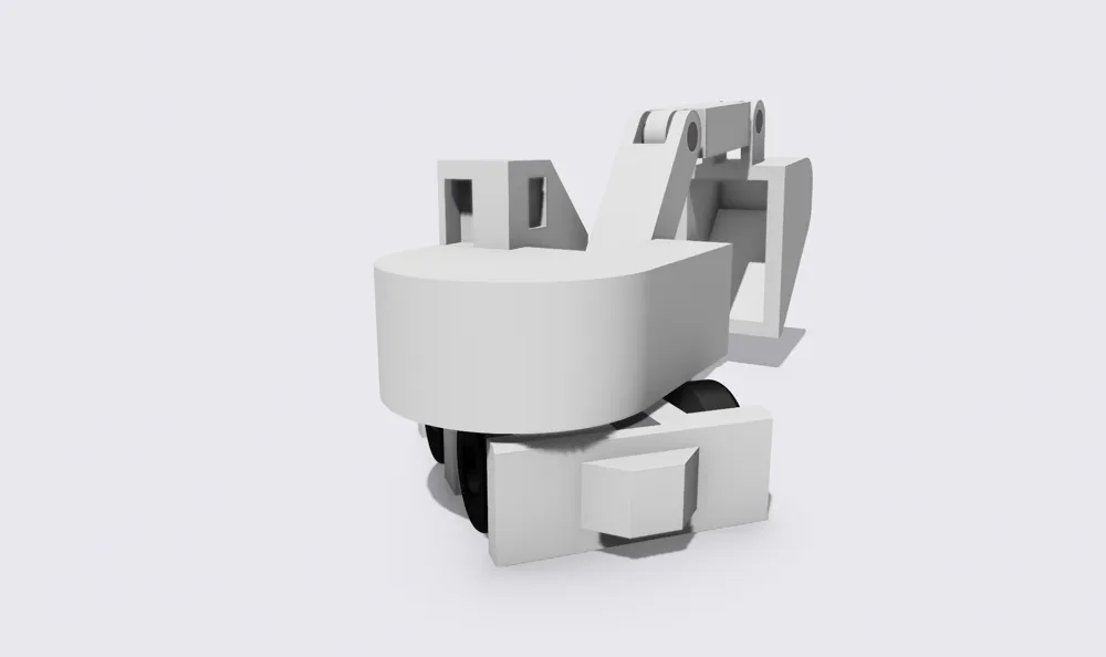 Print in place mini excavator by Vico_D - MakerWorld