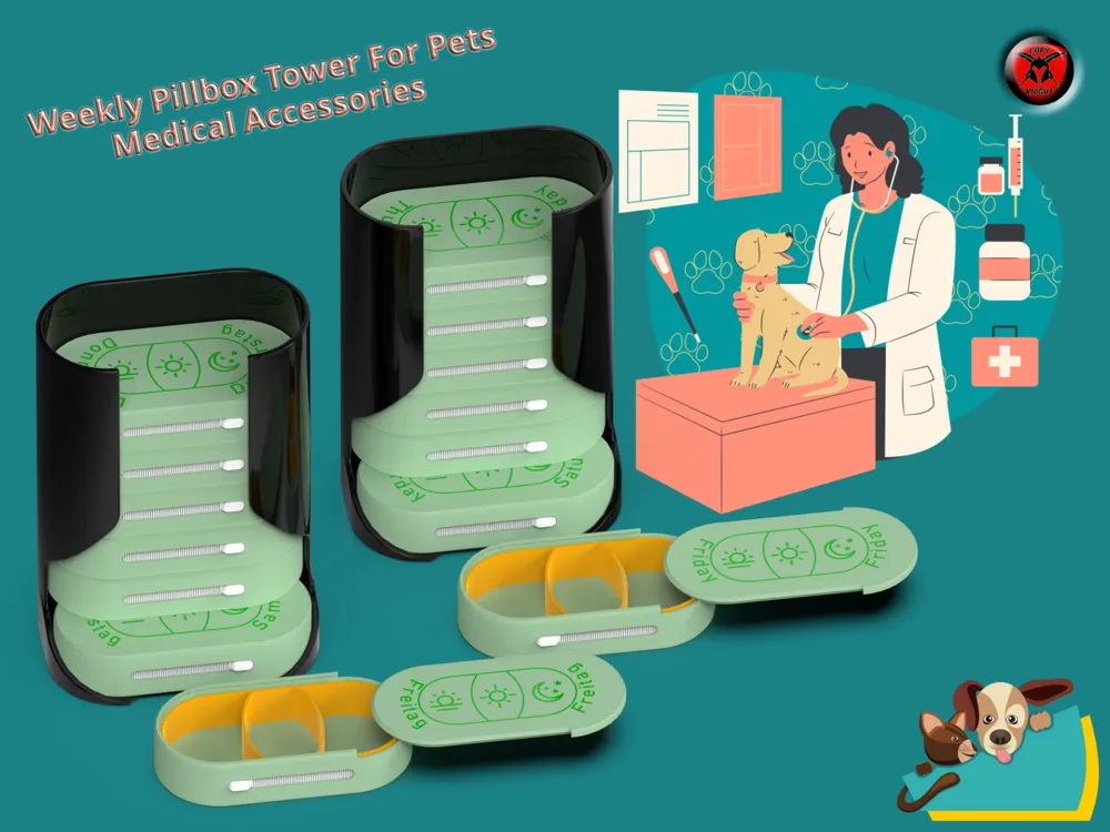 Weekly Pillbox-Tower For Pets - - Medical Supplies by CopyKnight ...
