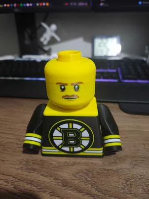 Brick Man - Moustache Face (500%) by glenngri - MakerWorld