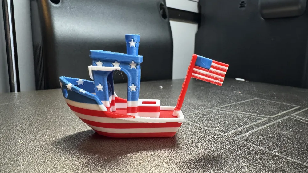 American Flag For Benchy - Free 3D Print Model - MakerWorld
