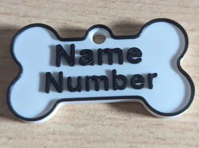 Dog Tags/Customizable / Dog Tag ID / Dog Name Tag by Heiko_Hoffmann2000 ...
