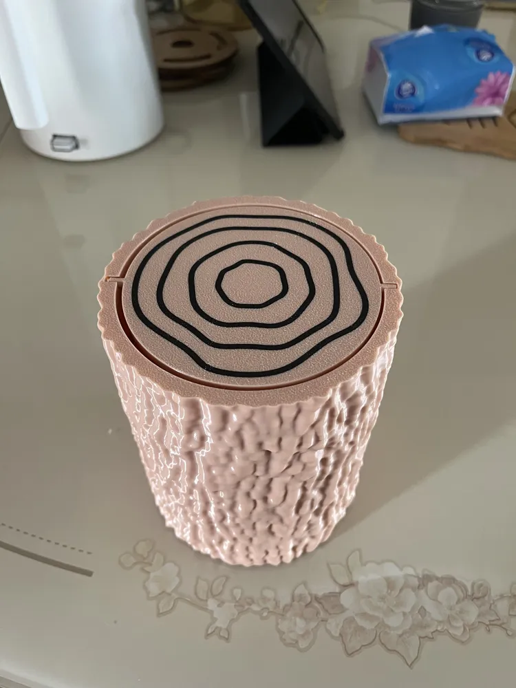 Tree stump trash can - Free 3D Print Model - MakerWorld
