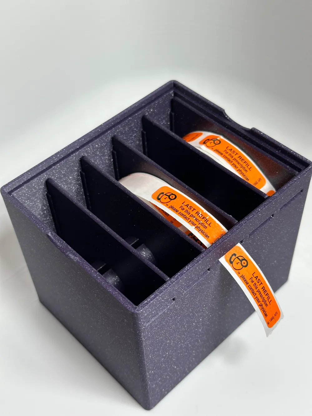 Rx Auxiliary Label Dispenser Box by RxWoody - MakerWorld