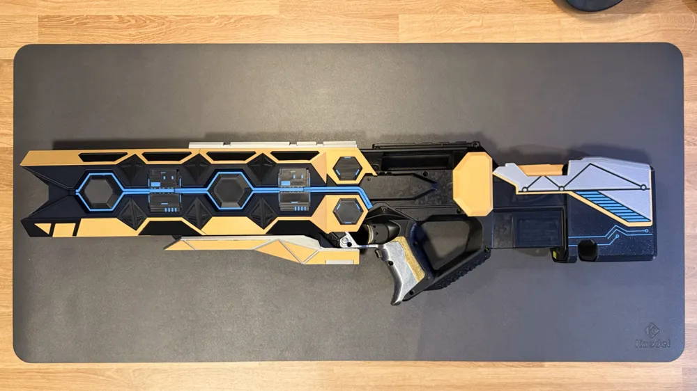 Flatline Reactive - NERF Rayven Body Kit - Free 3D Print Model - MakerWorld