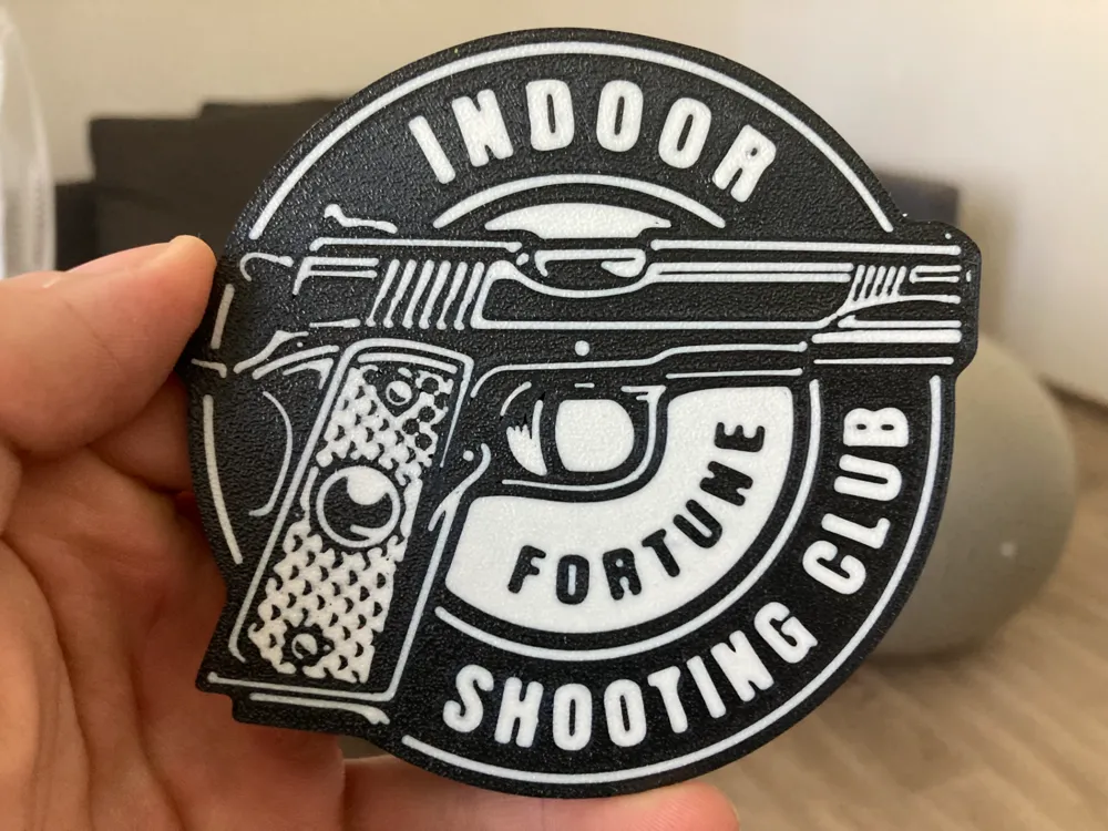 Indoor shooting club coaster by jakubhroch - MakerWorld