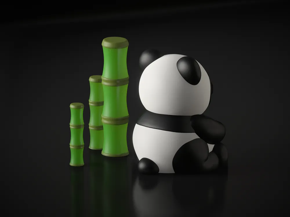 Cute Panda Minimals by Symbiance MakerWorld: Download Free 3D Models