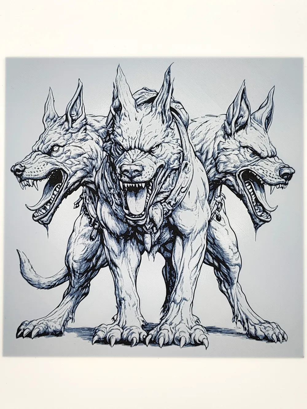 Cerberus Greek Guardian of the Underworld 4 Colour by Sarge - MakerWorld