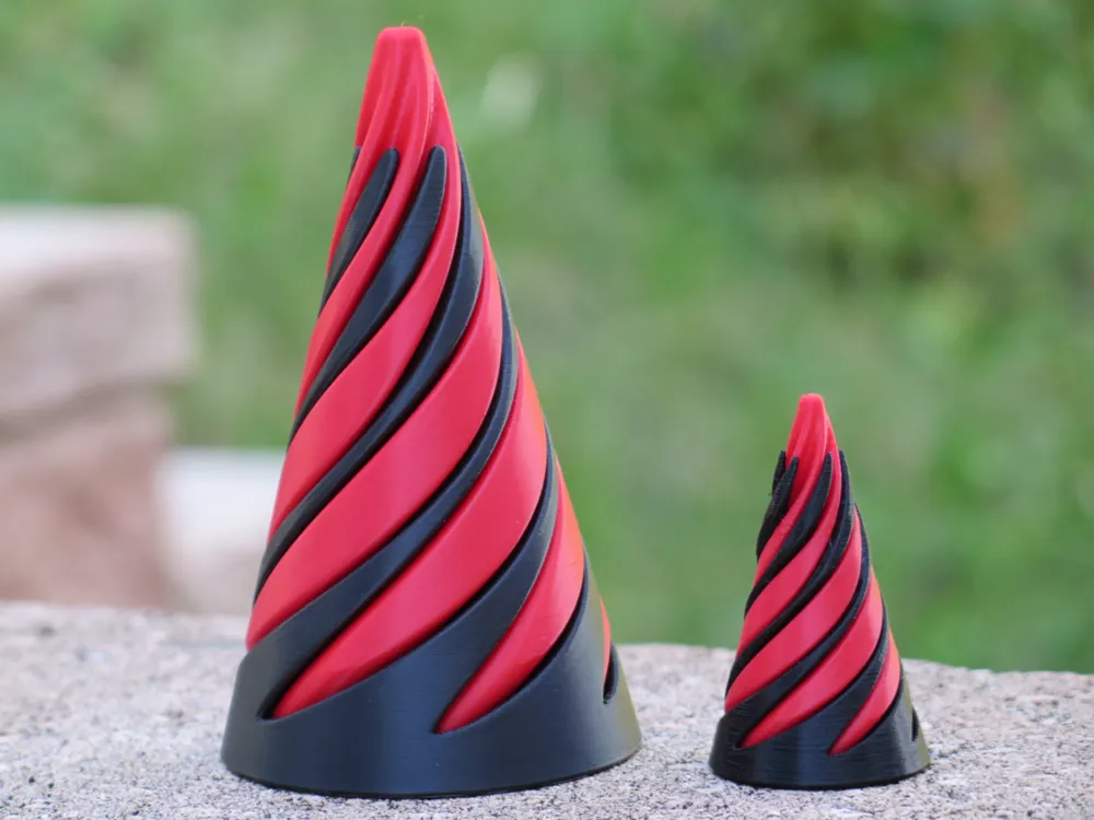 Satisfying vortex fidget spiral cone 200% & bigger Remixed by AT Prints ...