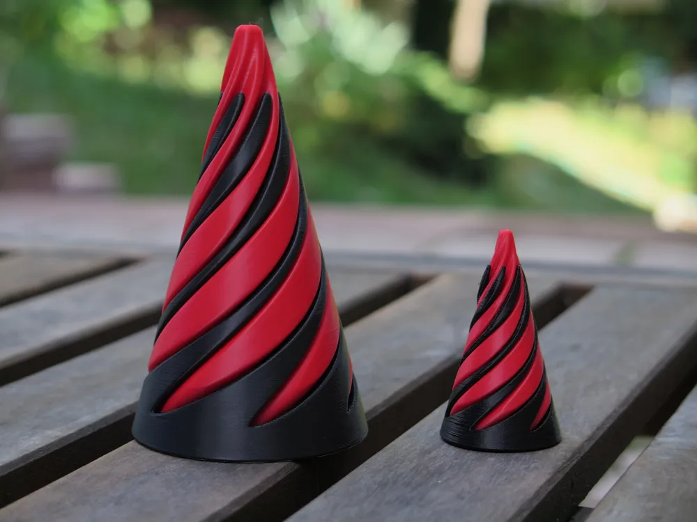 Satisfying vortex fidget spiral cone 200% & bigger Remixed by AT Prints ...