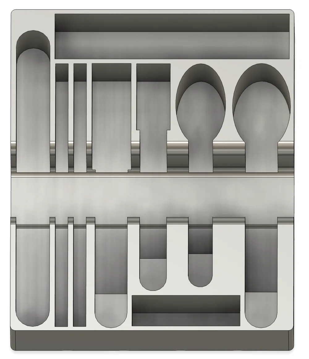 Gridfinity Silverware Organization *Link Included* - Free 3D Print ...