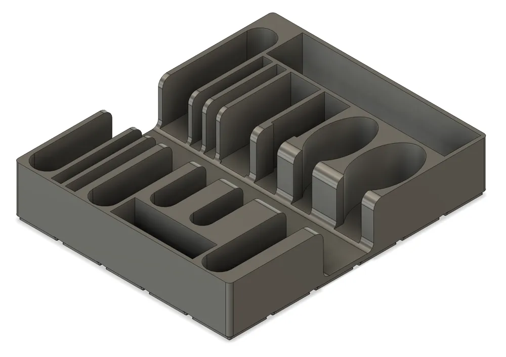 Gridfinity Silverware Organization *Link Included* - Free 3D Print ...