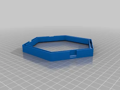 LED Hexagon Panels and Shelfs by FunkyArt MakerWorld: Download Free 3D Models