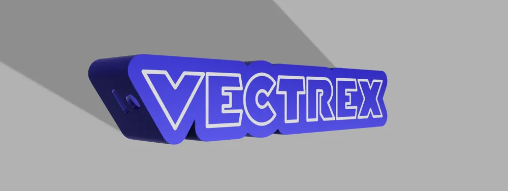Vectrex Logo ( European Edition) Lightbox by KF Designs - MakerWorld