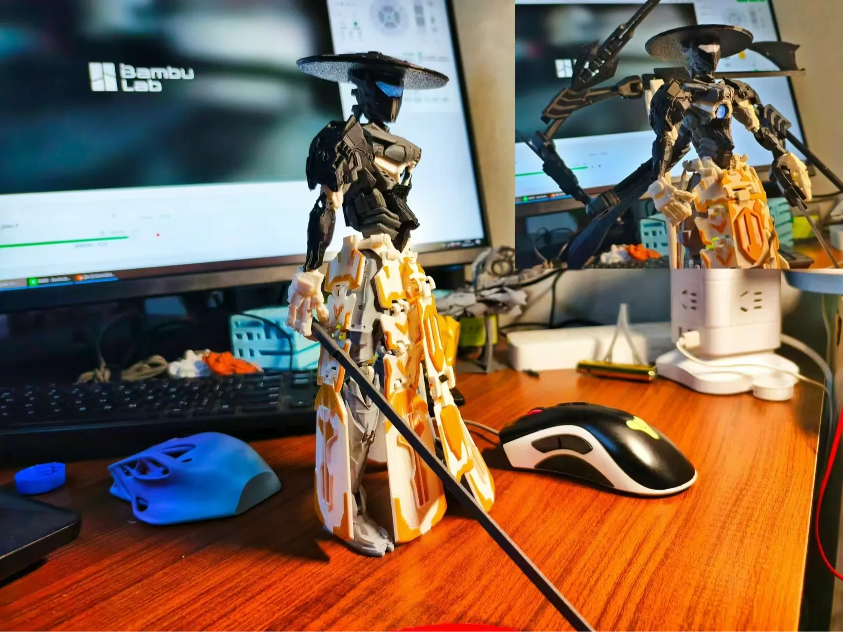 Chinese-style Wuxia mecha - Ink by wannawow摆烂猫 MakerWorld: Download ...