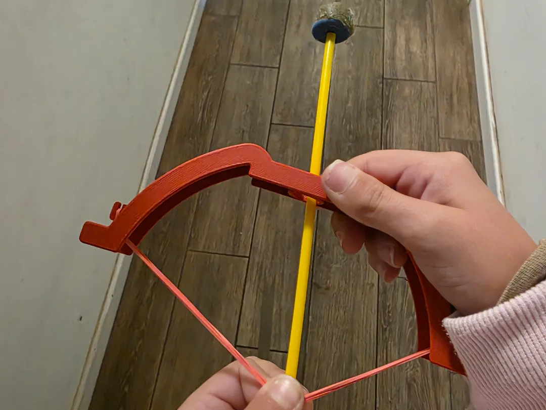 Rubber Band Bow - for kids - Free 3D Print Model - MakerWorld