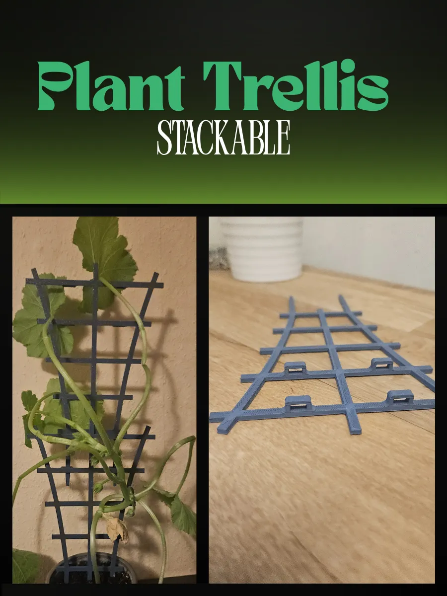 Stackable Plant Trellis by 3D-Druckwerk MakerWorld: Download Free 3D Models