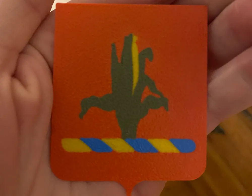 Nebraska Army National Guard HQ Patch by Patrick H. - MakerWorld