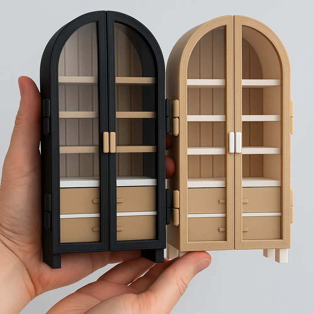 Miniature Arch Door Display Cabinet – 1:12 Scale by Printed a mini ...