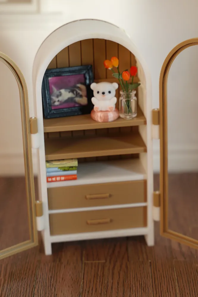Miniature Arch Door Display Cabinet – 1:12 Scale by Printed a mini ...