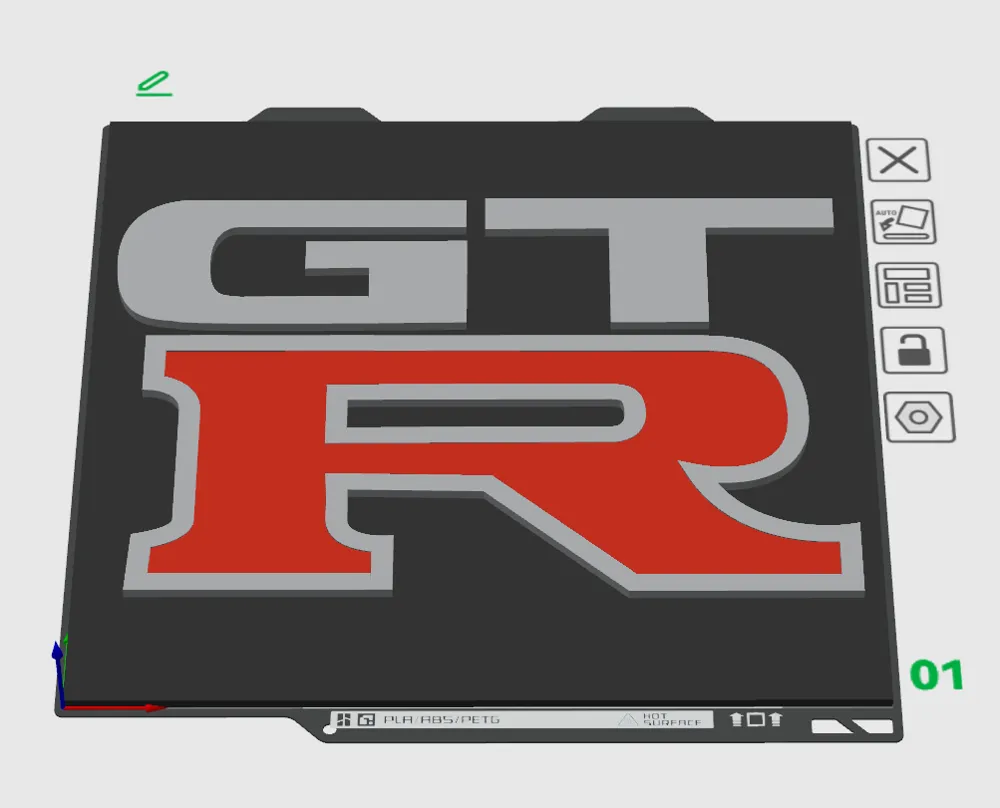 GTR Logo by El Jeffe - MakerWorld