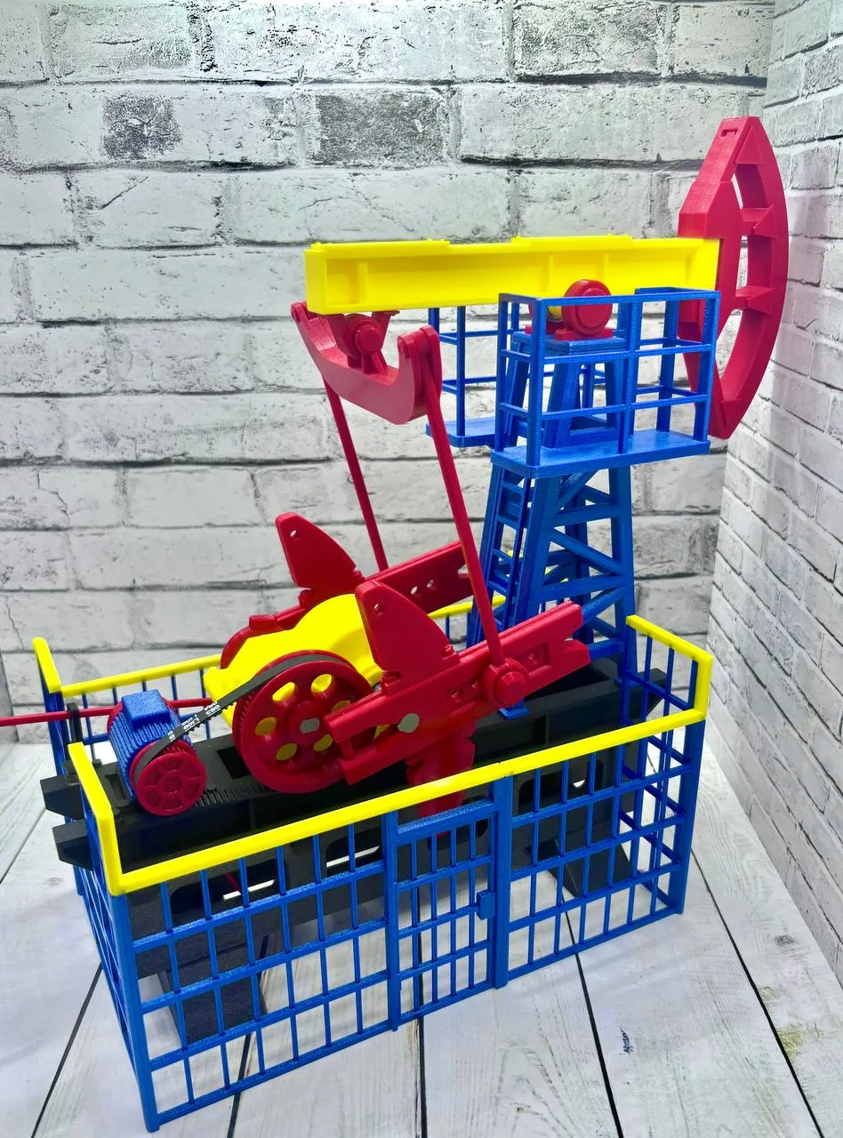 Oil pumping unit by Eduard_Shaidullin MakerWorld: Download Free 3D Models