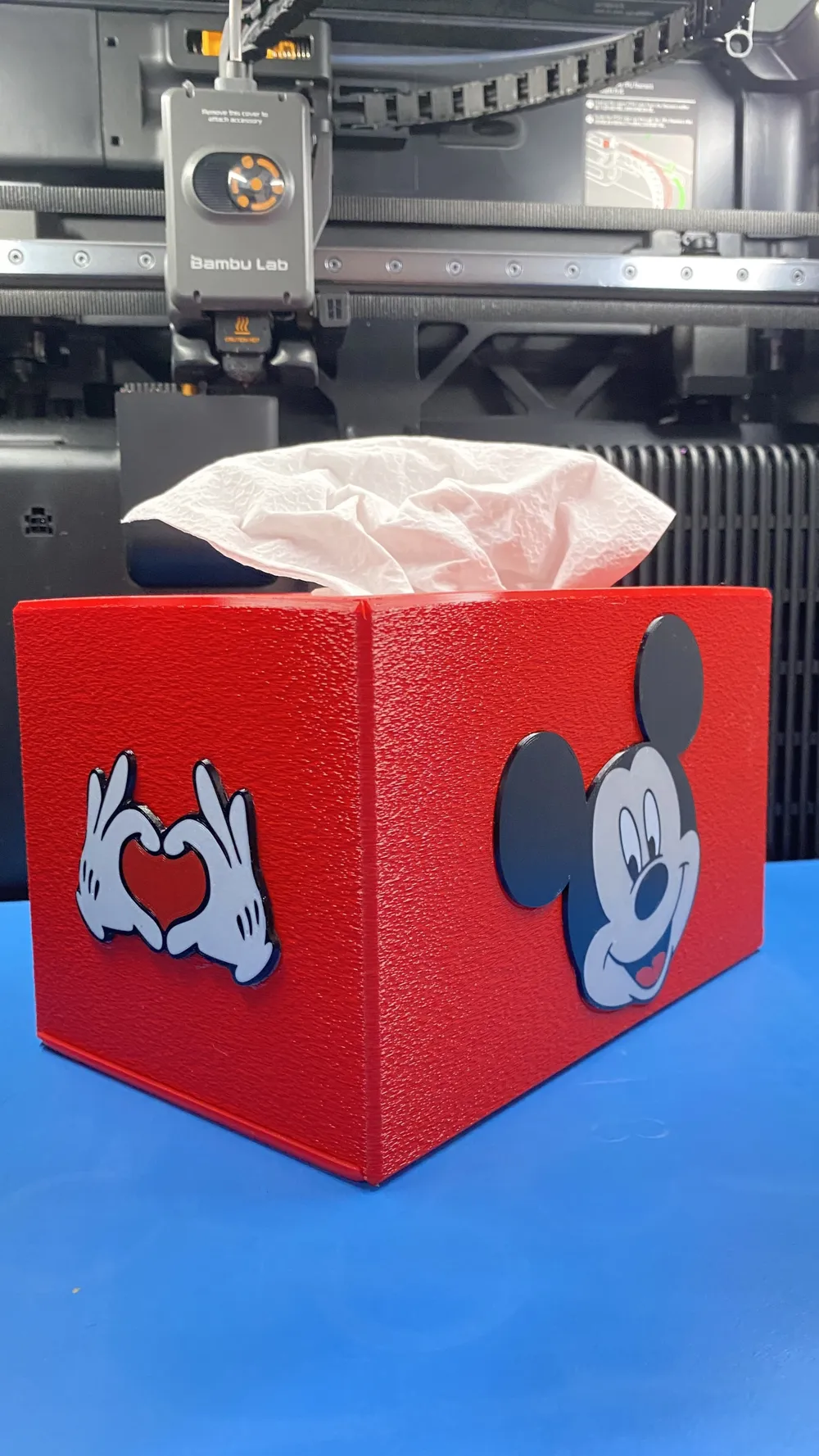 Mickey Recessed Tissue Box mickey - Free 3D Print Model - MakerWorld