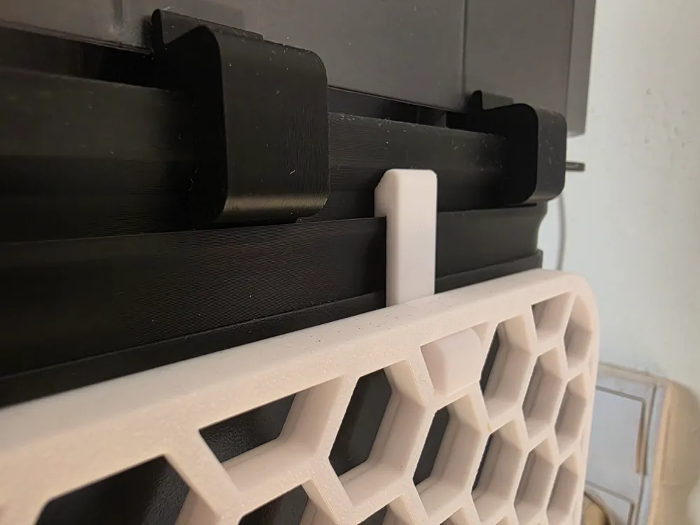 P1S X1C HSW Side Panel Honeycomb Storage Wall - Free 3D Print Model ...